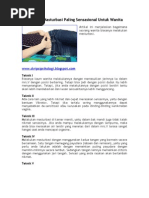 Teknik Masturbasi Pria yang Kreatif | PDF