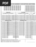 Answer Sheet Ellna Grade 3 | PDF