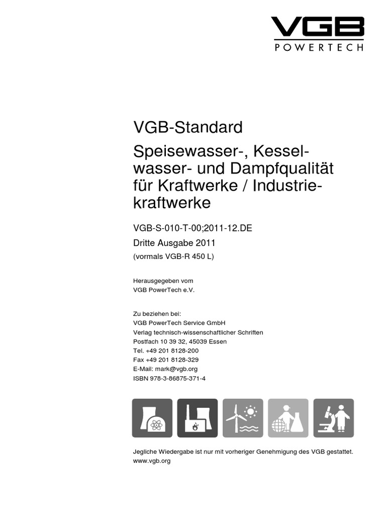 VGB S-010 Content | PDF