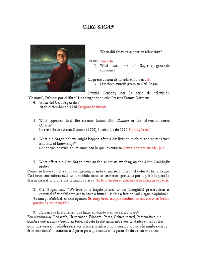 Carl Sagan V | PDF