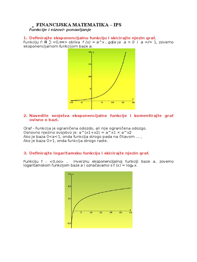 Skripta-Financijska Matematika | PDF