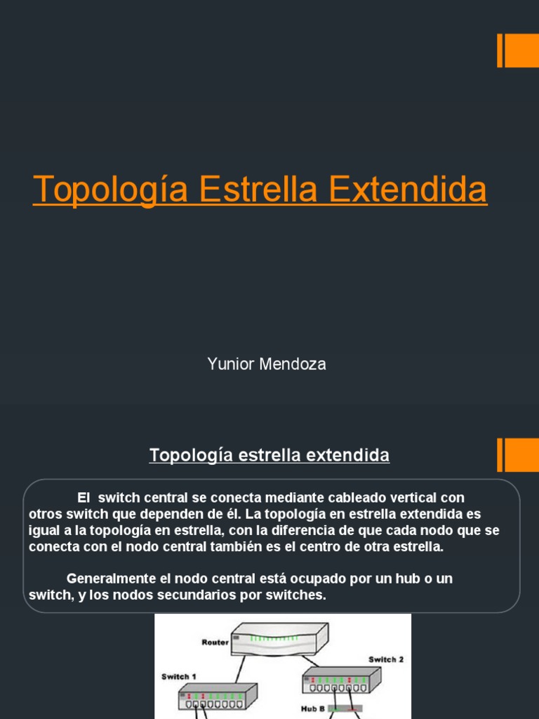 Diagrama De Topología En Estrella Extendida