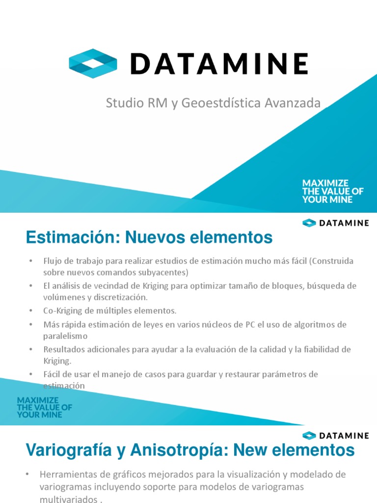 Geoestadística Avanzada | PDF | Matemáticas Aplicadas | Áreas de ...