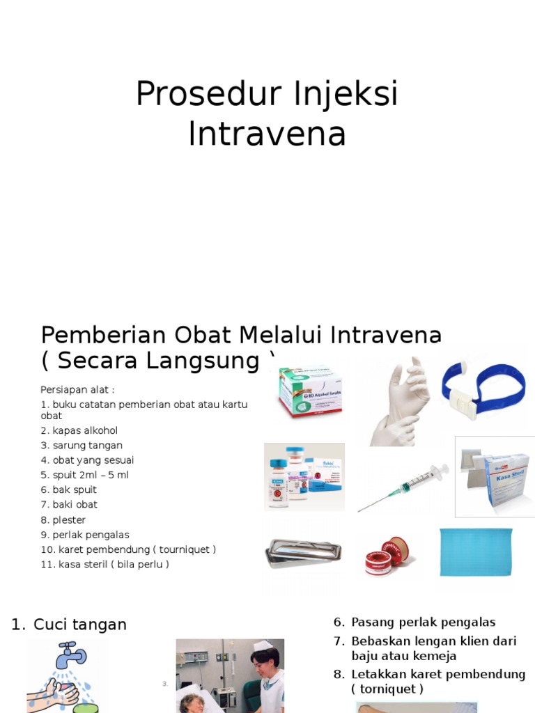 Prosedur Injeksi Intravena | PDF