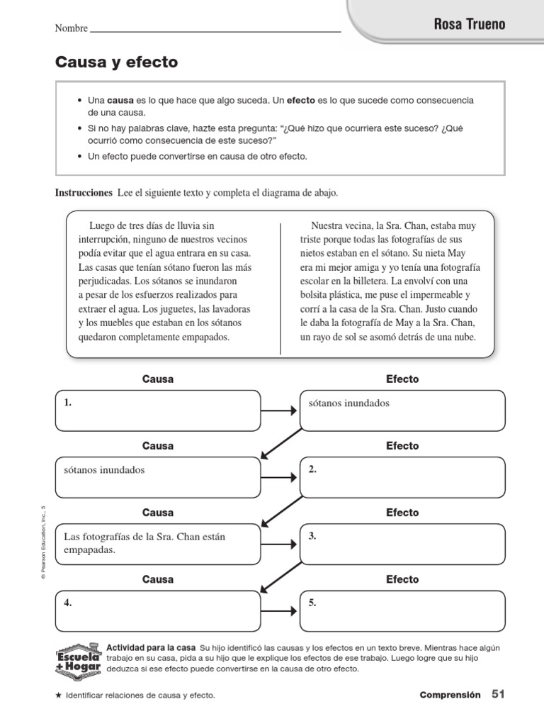 Lecturas Con Causa y Efecto | PDF | Asunto (gramática) | vaqueros