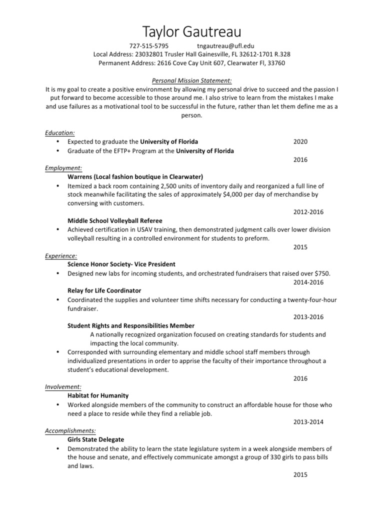 Resume Round 2-3 | PDF