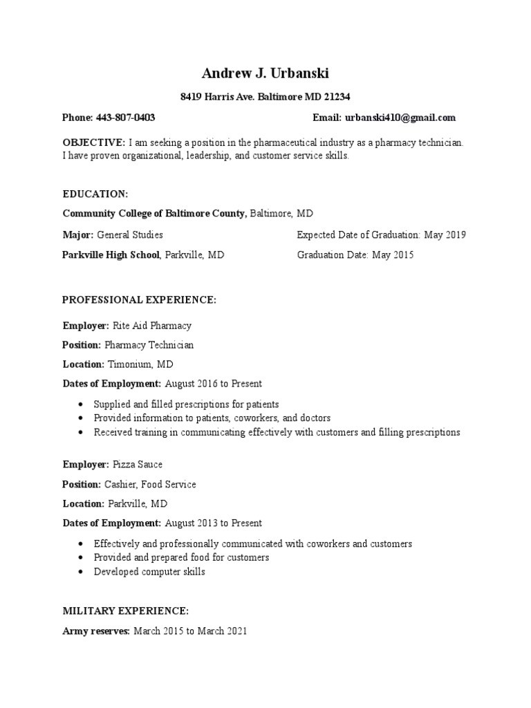 Andrew Resume | PDF | Career & Growth