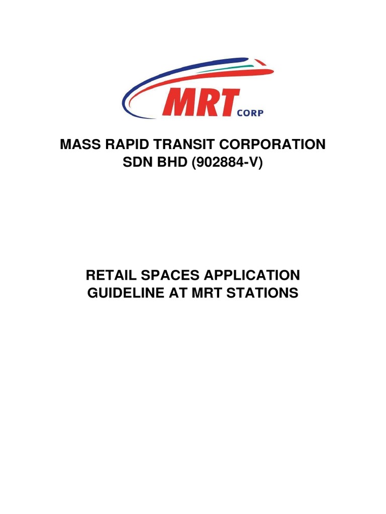MRT Retail Space Application Guide | PDF | Leasehold Estate | Banks