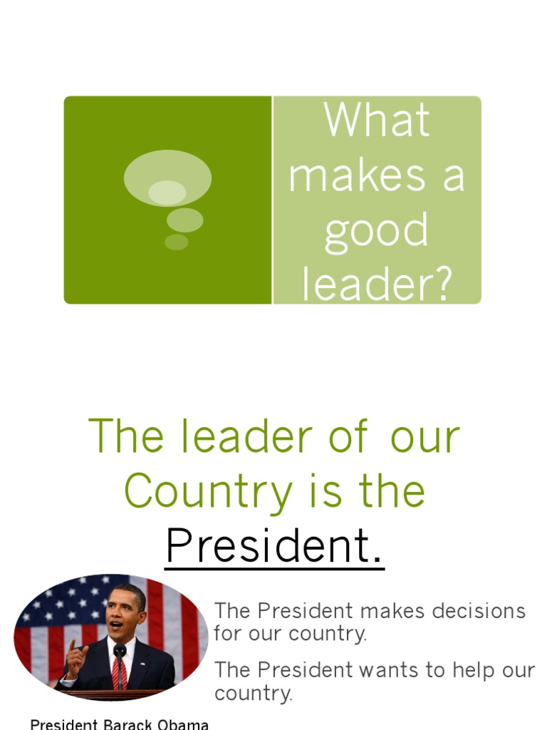 Leaders Powerpoint | PDF | Politics