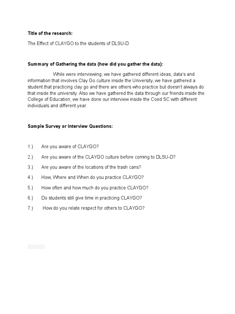 Clay Go | PDF