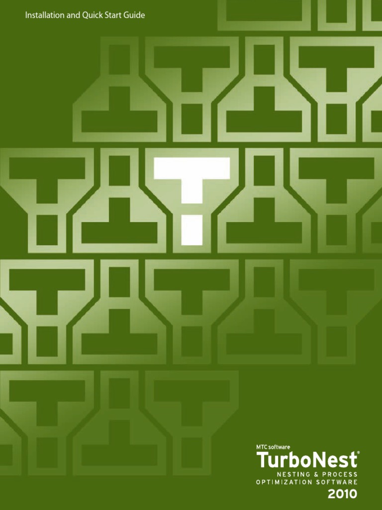 TurboNest 2010 Quick Start Guide | PDF | Windows Xp | Microsoft Excel