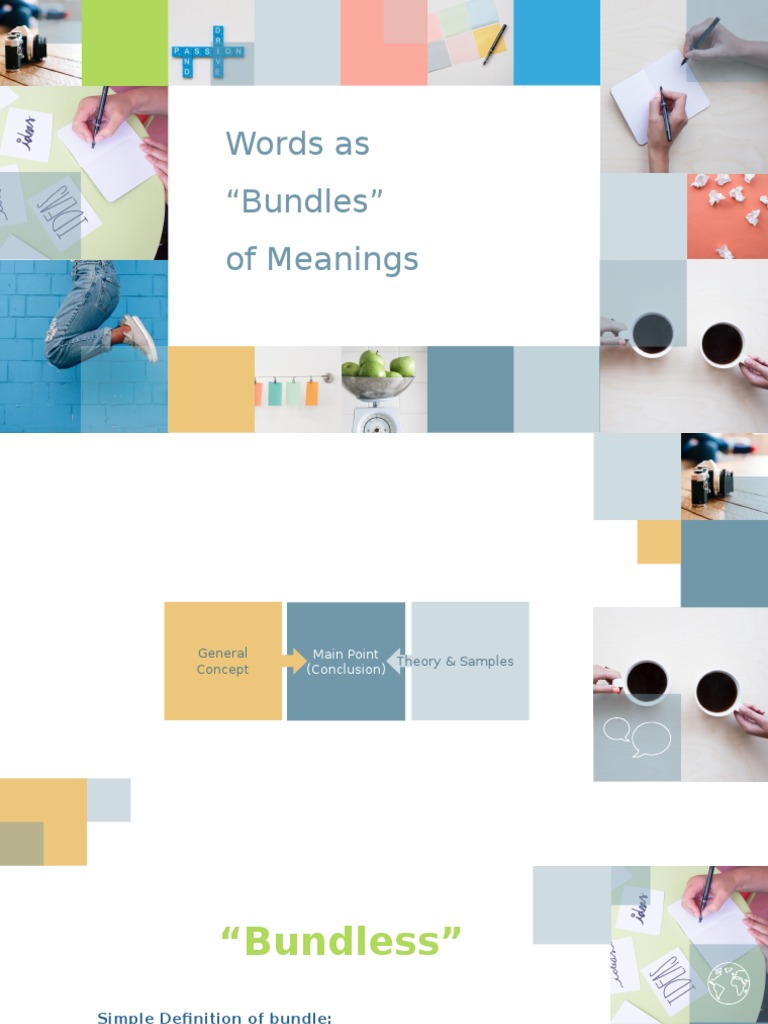 Words As "Bundles" of Meanings | PDF | Color | Yellow