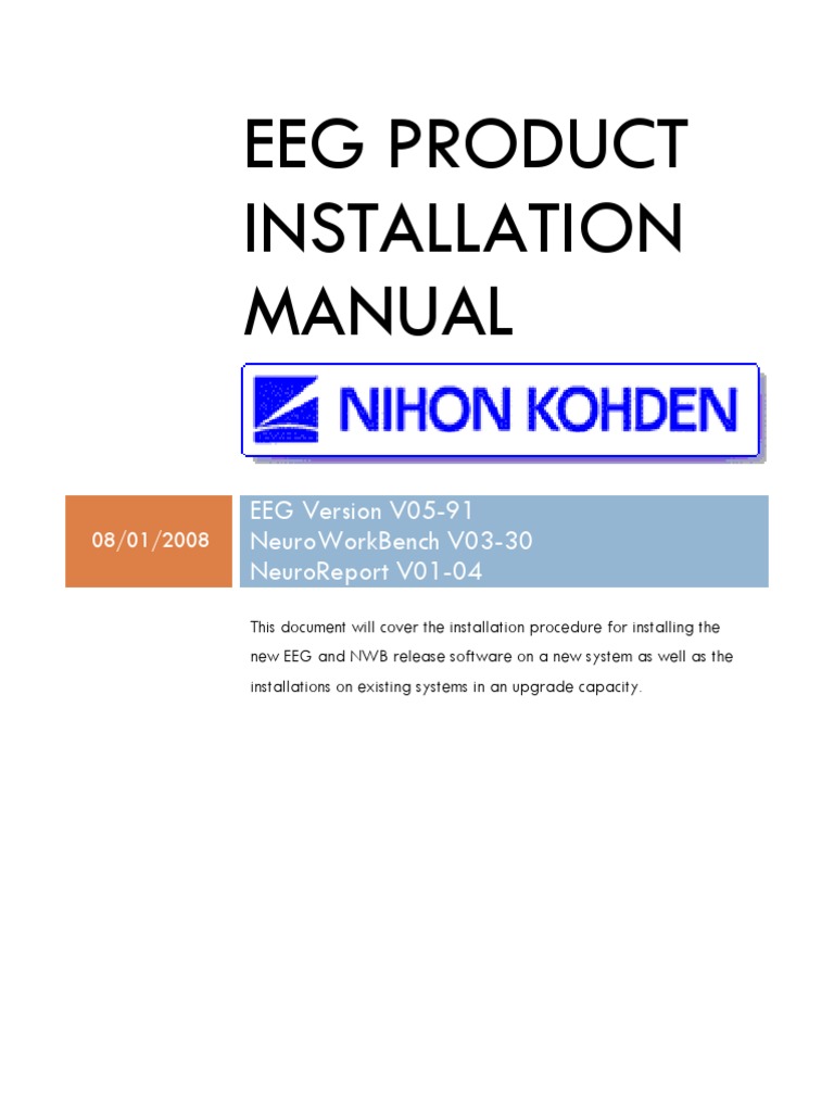 EEG 0591 NWB0330 Install Manual | PDF | Windows Registry | Installation (Computer Programs)