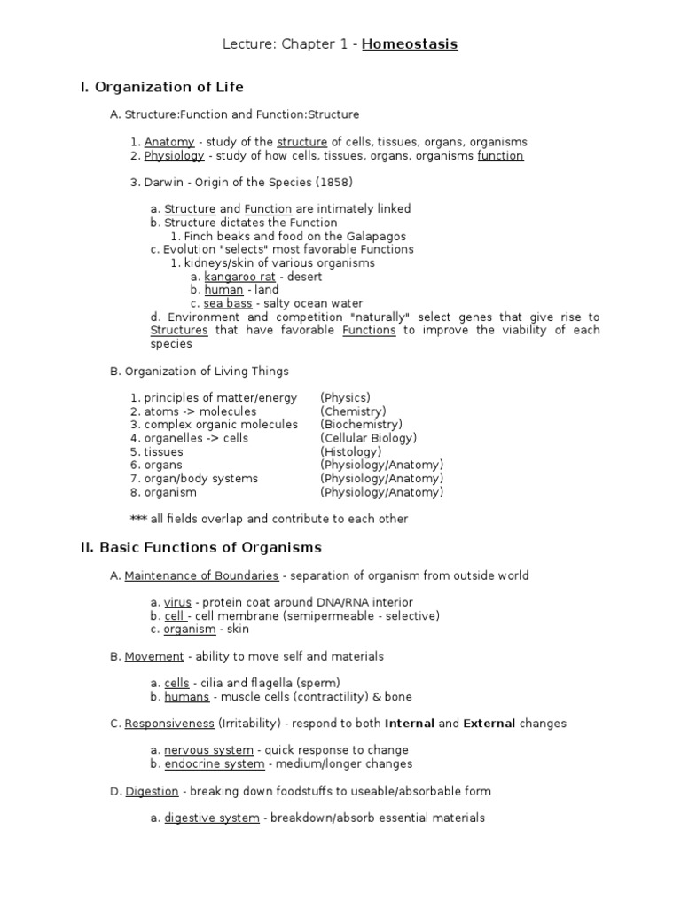 Understanding Homeostasis in Biology | PDF | Cell (Biology) | Organisms