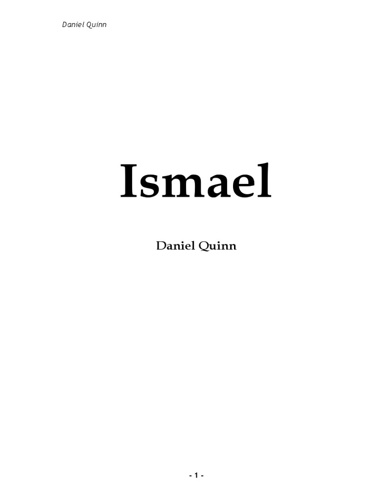 Ishmael - Daniel Quinn | PDF | Sarah | Ismael