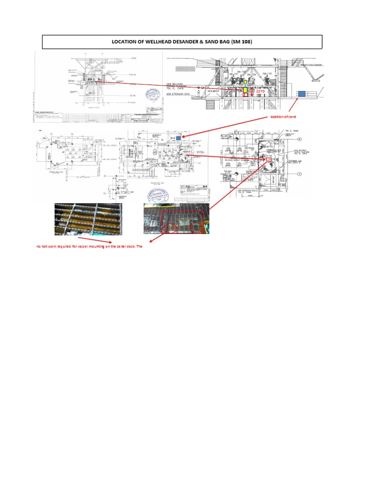 Propose Location of Wellhead Desander & Sand Bag | PDF