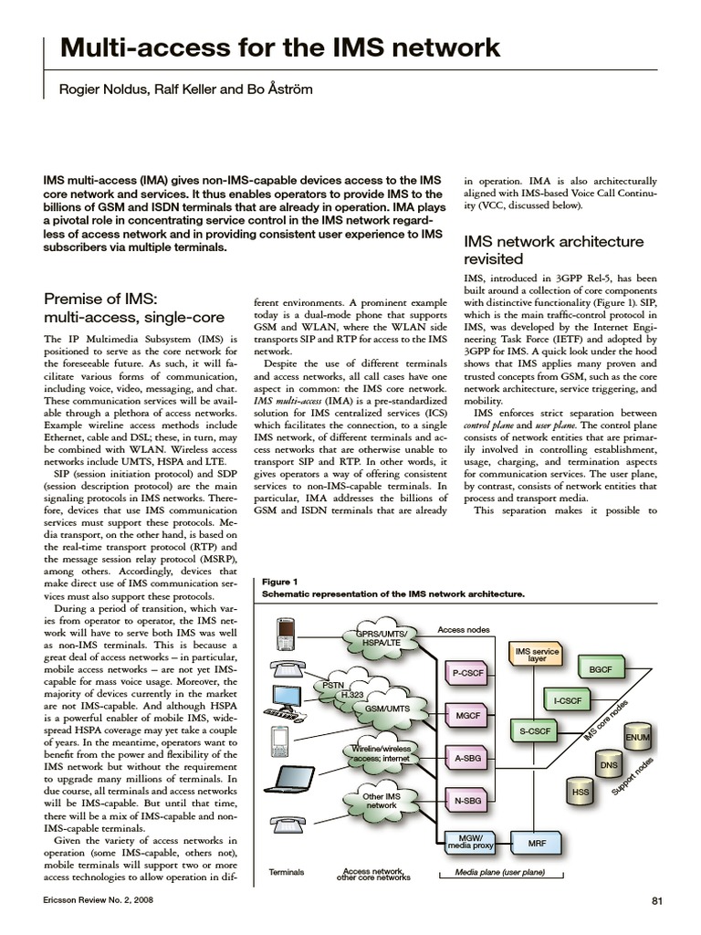 EricssonMMTEL PDF | PDF | Ip Multimedia Subsystem | Session Initiation Protocol