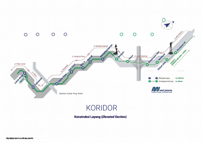 Jakarta MRT Map and Route Overview | PDF | Science & Mathematics ...