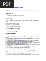 Temperature Mapping Guidelines for Pharma | PDF | Refrigeration | Warehouse