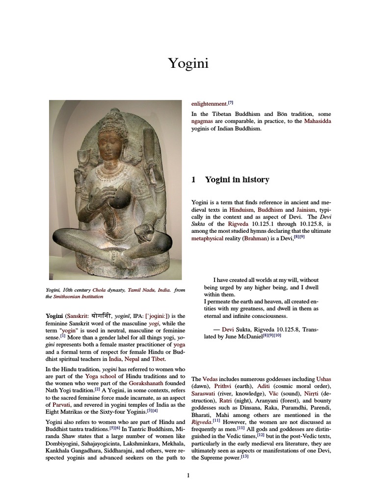 Yogini | Hindu Tantra | Polytheism