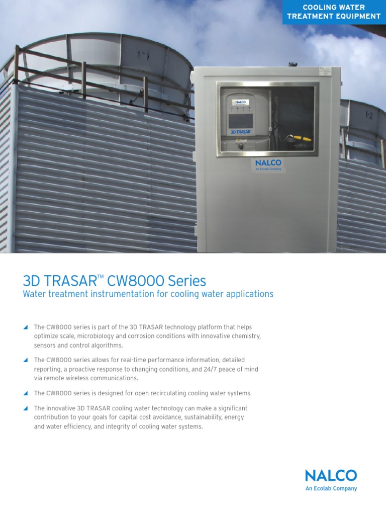 3D TRASAR™ CW8000 Series | PDF | Instrumentation | Water Supply Network