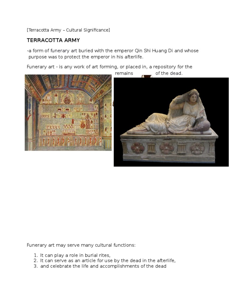 Terracotta Army Cultural Significance | PDF | Emperor Of China | Asia