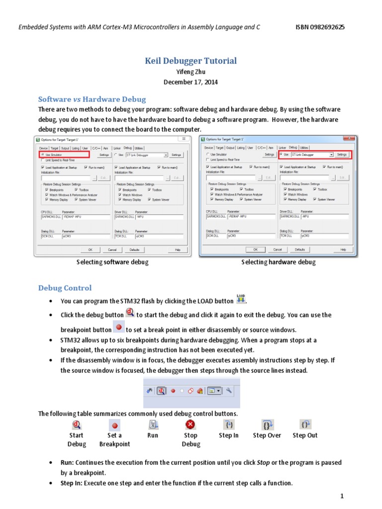 Tutorial 3 Keil Debugger Pdf Arm Architecture Microcontroller 