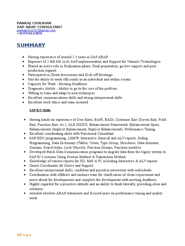 BDC 1 | PDF | Sap Se | Business