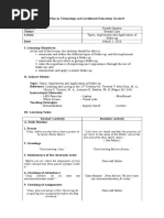 Detailed Lesson Plan in Beauty Care (Nail Care) Services Grade VIII ...