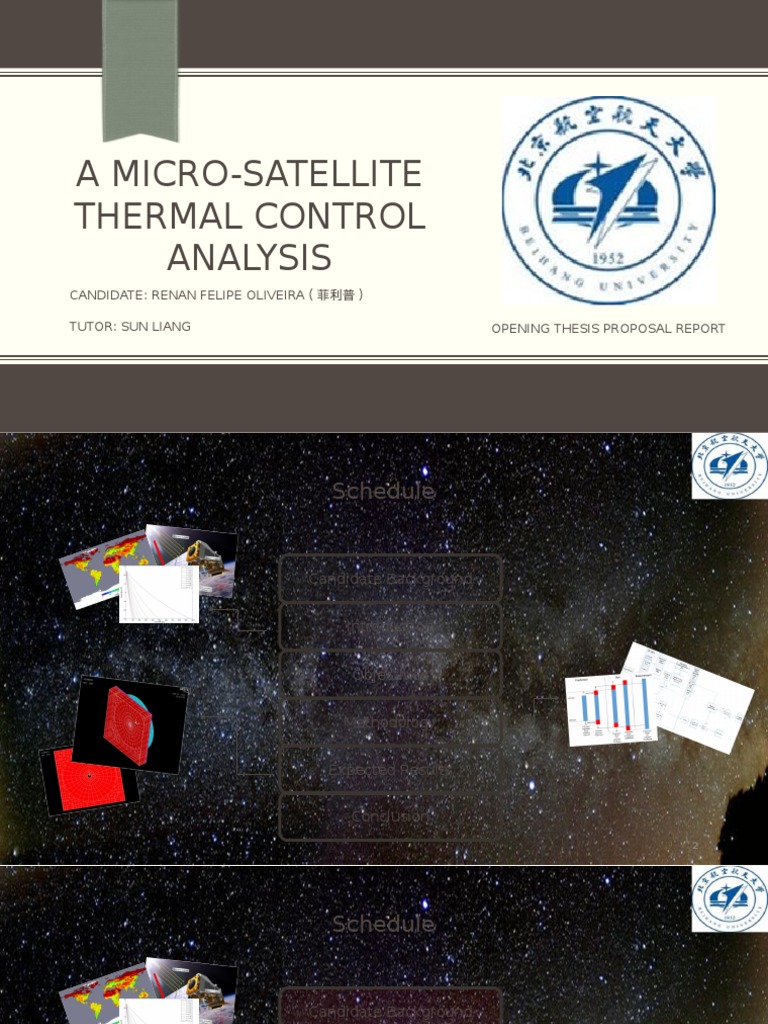 A Micro-satellite Thermal Control Analysis | Outer Space | Spaceflight A Micro-satellite Thermal Control Analysis | Outer Space | Spaceflight