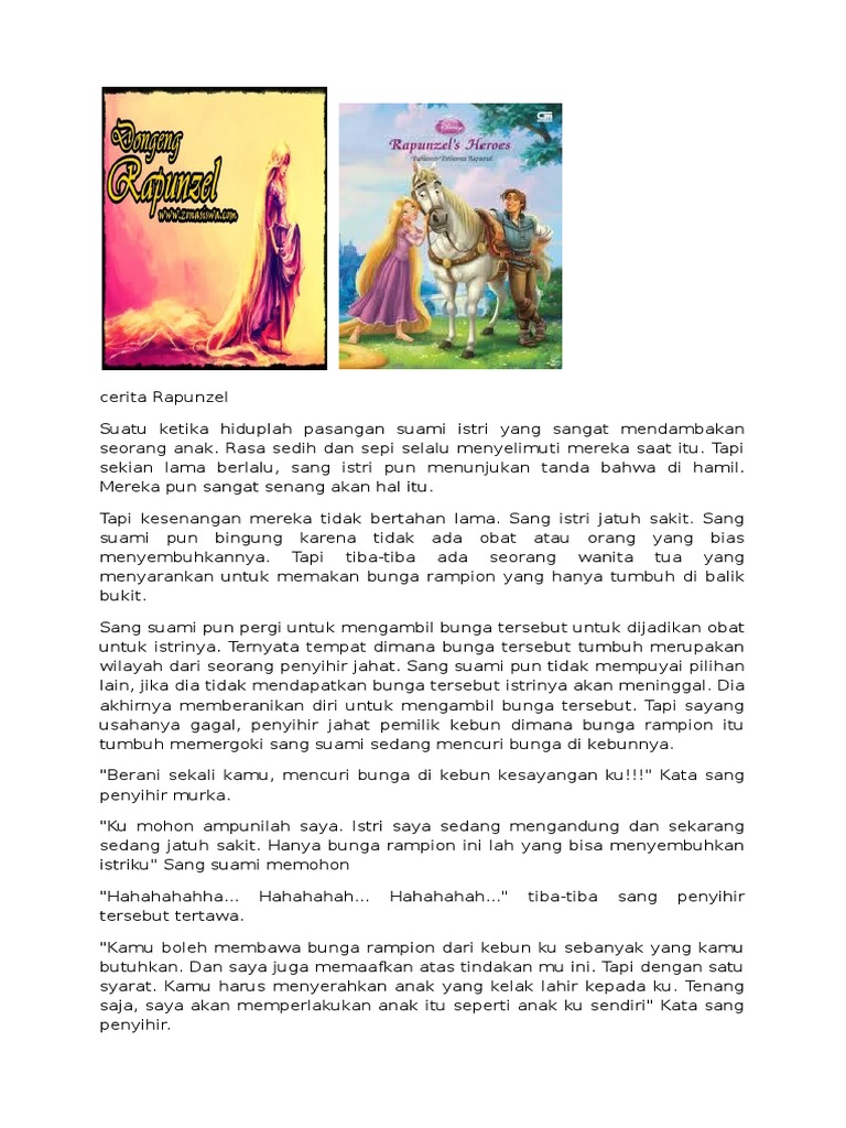 Cerita Rapunzel | PDF