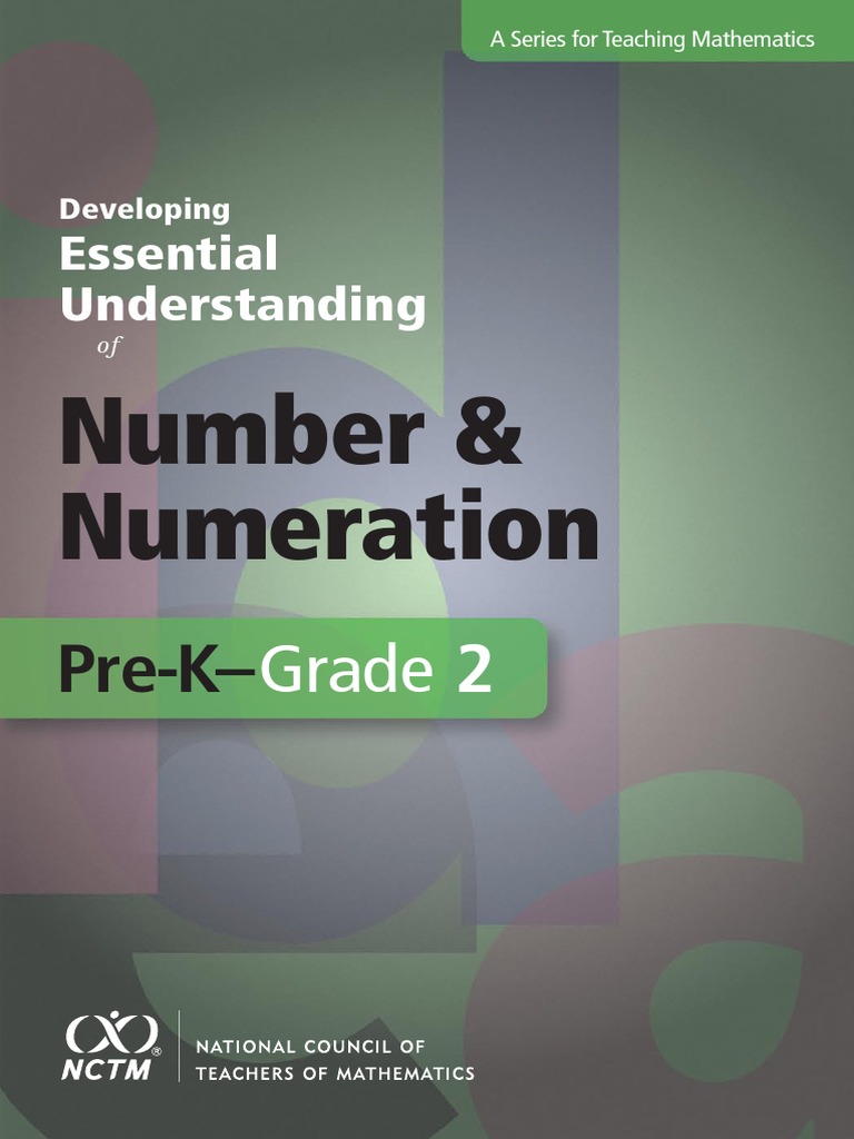 Text-Number & Numeration Pre-K - Grade 2 PDF | PDF | National Council ...