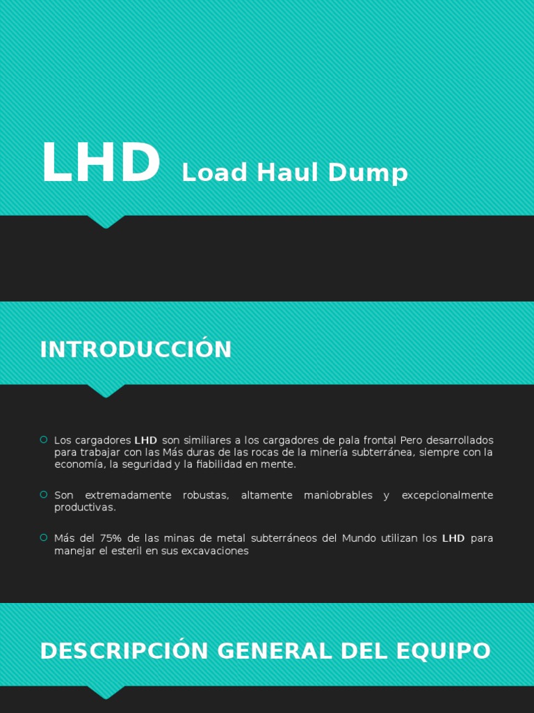 LDH Load Haul Dump | PDF | Bomba | Science