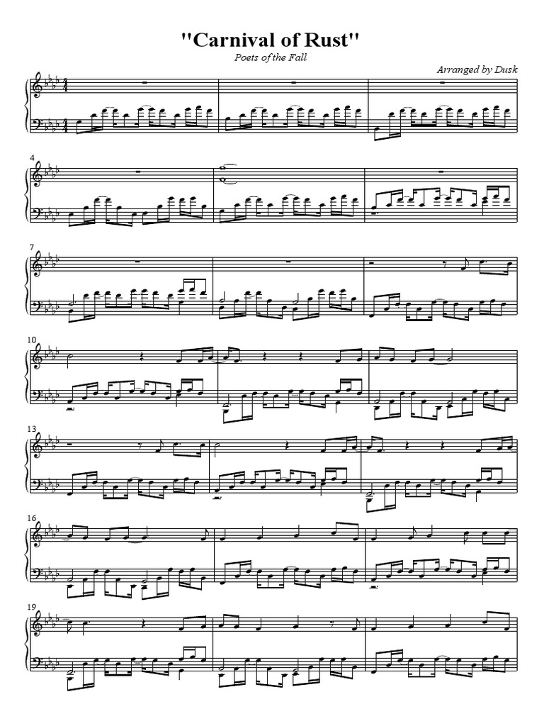 Carnival of Rust | PDF | Performing Arts | Entertainment (General)