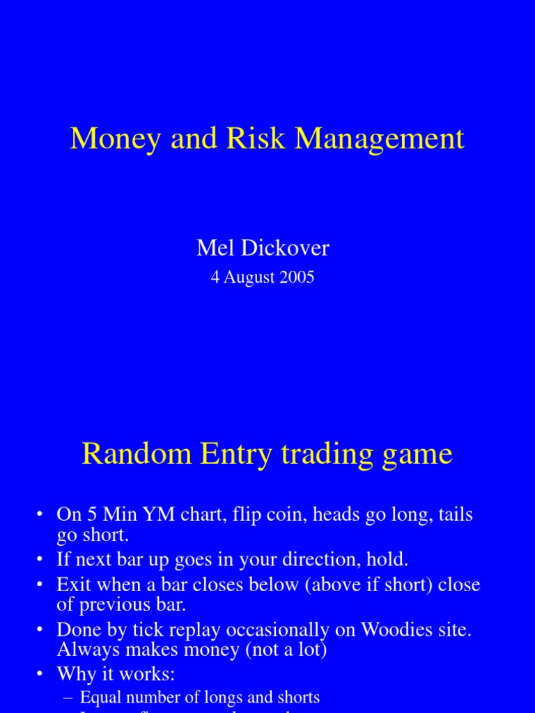Money and Risk Management | PDF | Hedge (Finance) | Algorithmic Trading