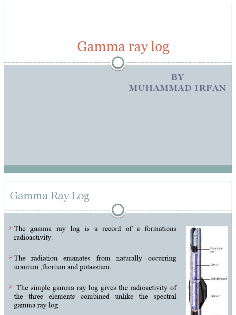 Gamma Ray Log | PDF | Chemistry | Physical Sciences