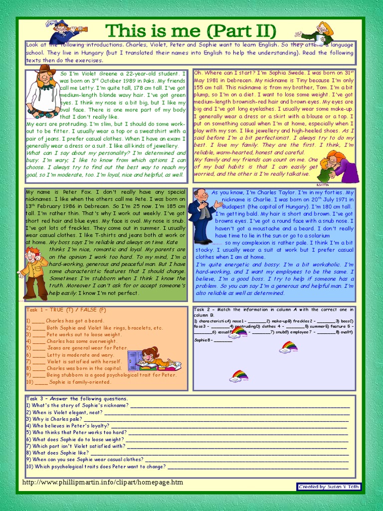 Islcollective Worksheets Elementary A1 Preintermediate A2 Intermediate ...
