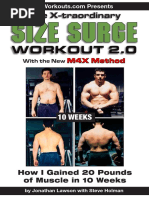 10 Week Size Surge | PDF | Physical Exercise | Dieting