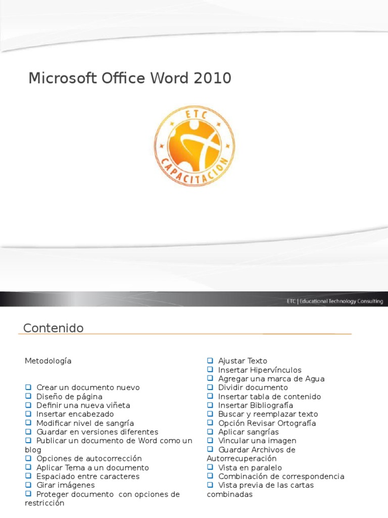 Microsoft Office Word 2010 | PDF | Microsoft Word | Microsoft Office