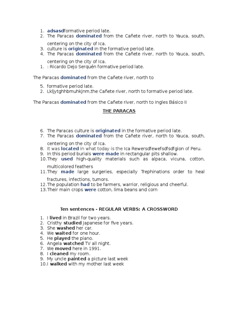 Adsasd Dominated Originated Dominated: The Paracas | PDF