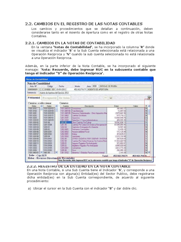 Notas Contables | PDF | Point and Click | Contabilidad