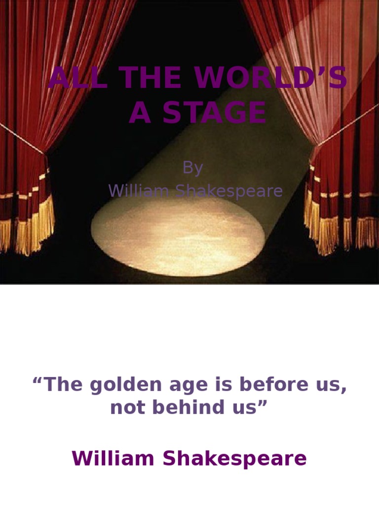 All the World_s a Stage Slides | Poetry | Fiction & Literature | Free ...