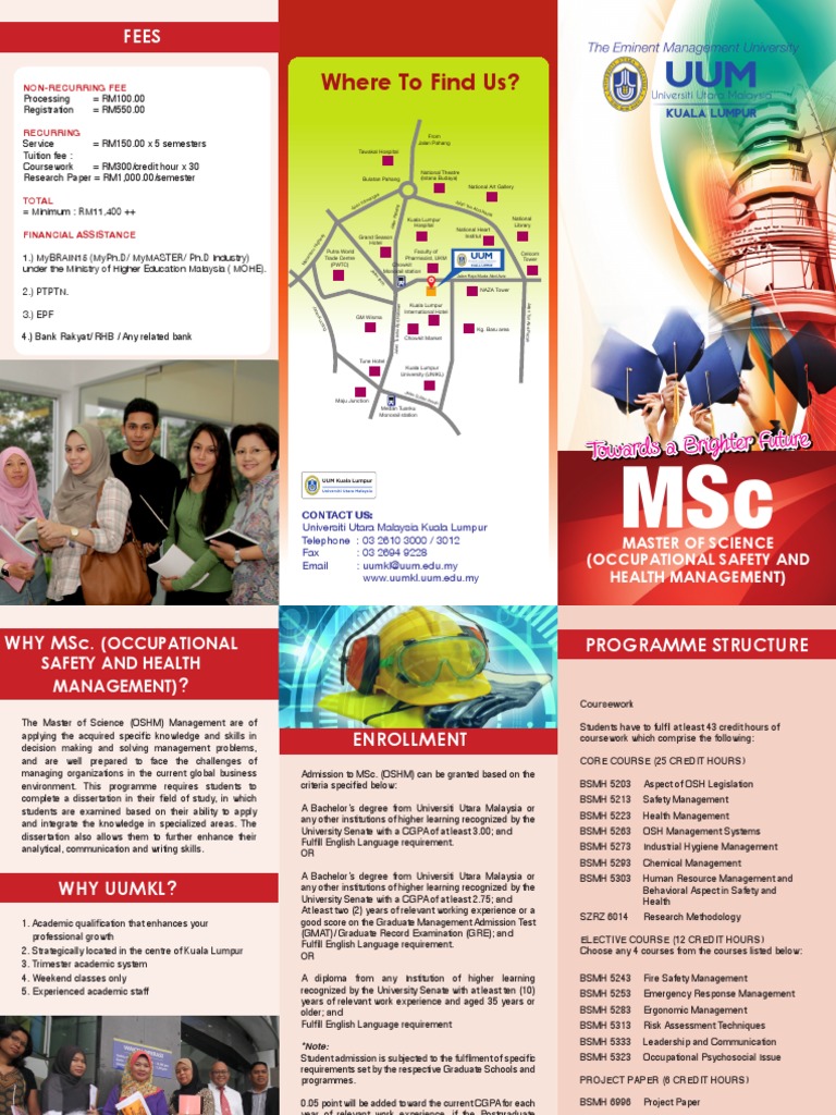 MSC OSH | PDF | Postgraduate Education | Master's Degree