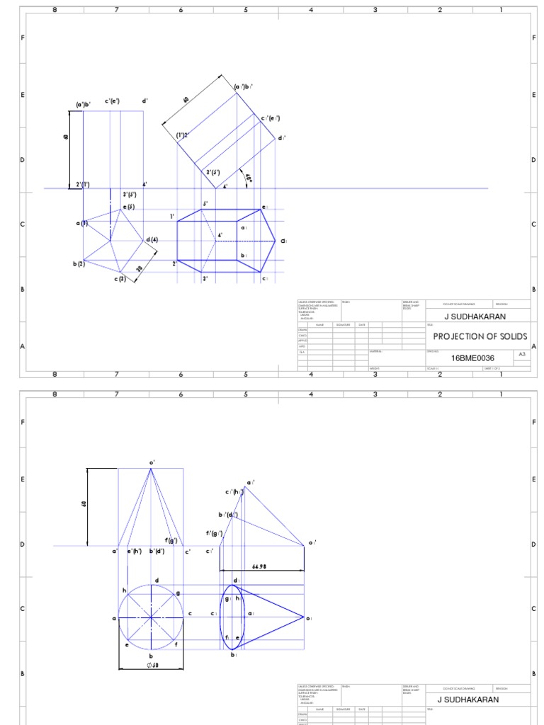 Engineering Drawing 2 | PDF