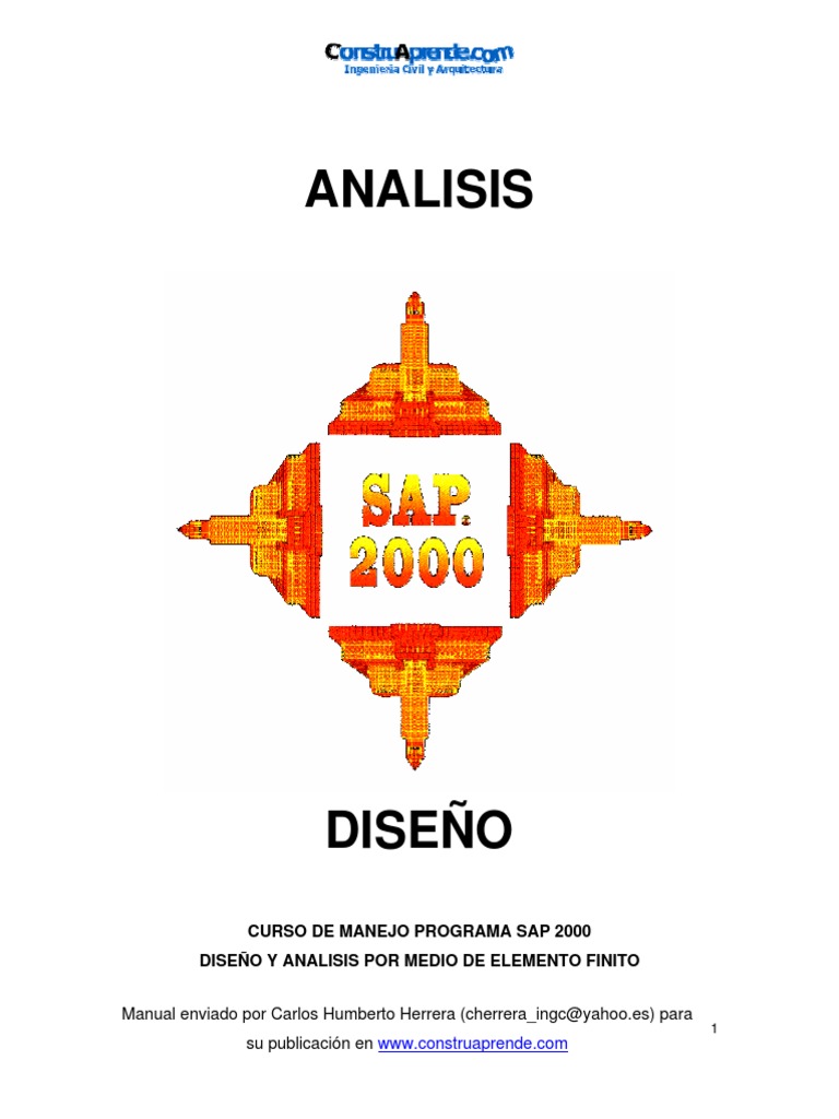 Curso SAP2000 | PDF | Método de elementos finitos | Enseñanza de matemática