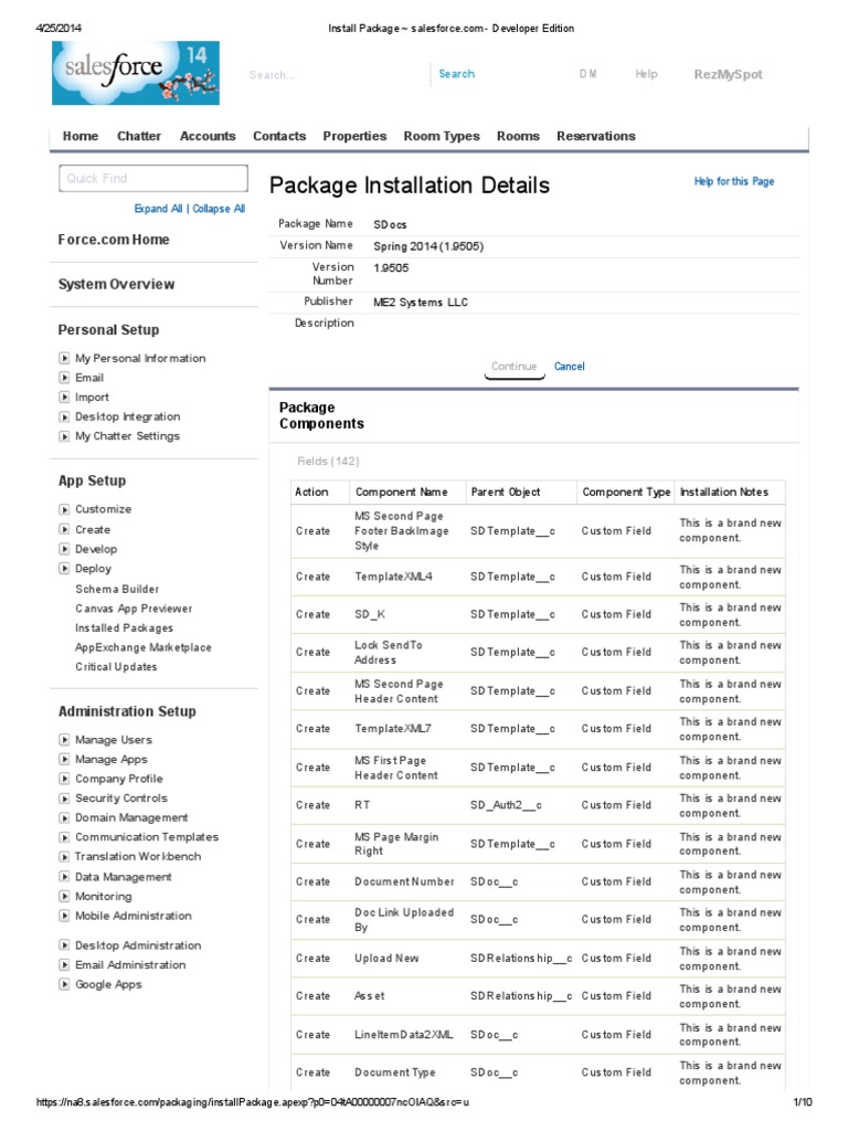 Install Package Info - SFDC | PDF | Component Object Model | Mobile App