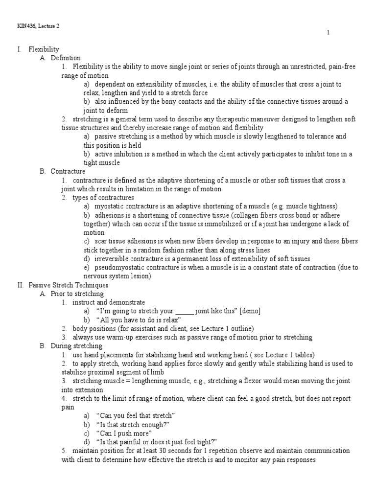 Flexibility | PDF | Flexibility (Anatomy) | Dance Science
