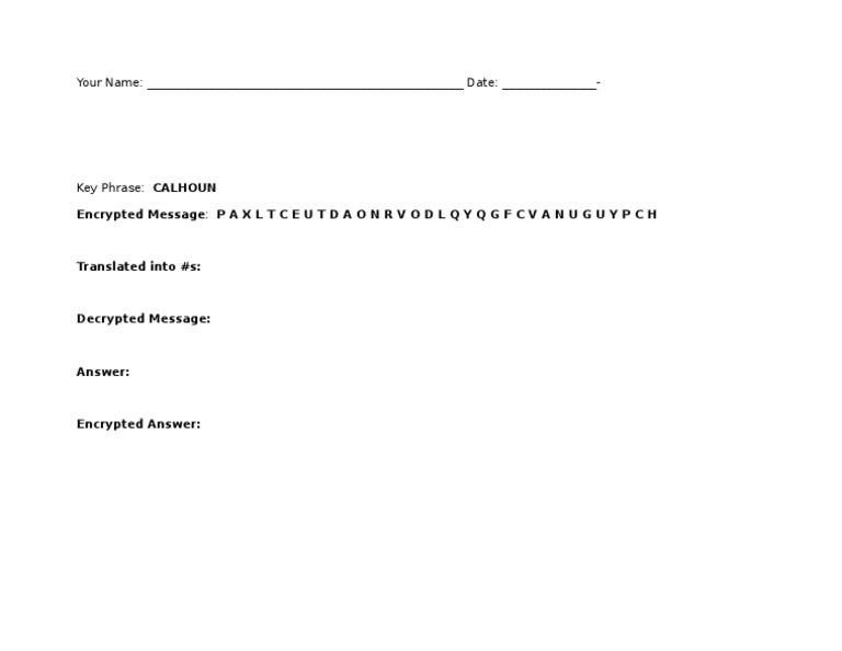 Encryption Puzzle For Website | PDF