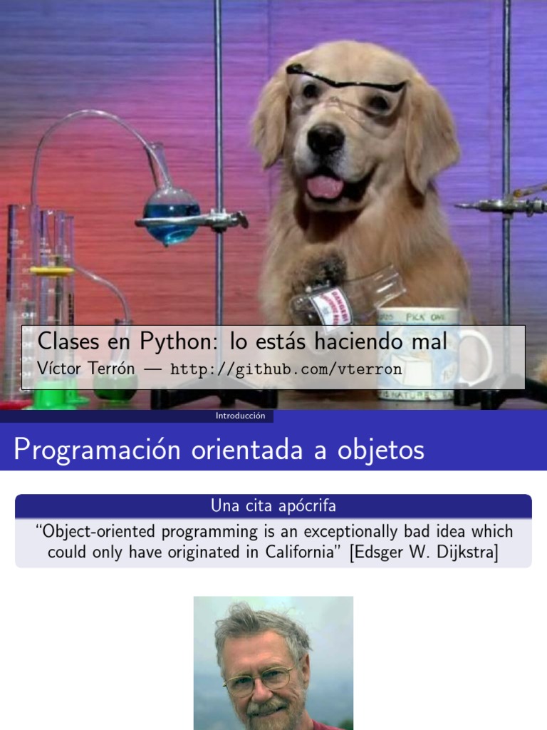 Clases en Python, Lo Estás Haciendo Mal | PDF | Python (lenguaje de ...