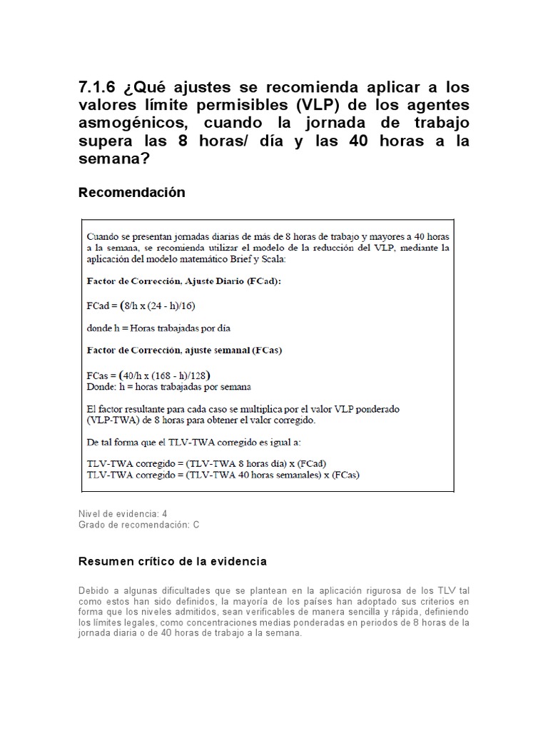 Brief R Scala y Osha | PDF | Toxicidad | Bienestar